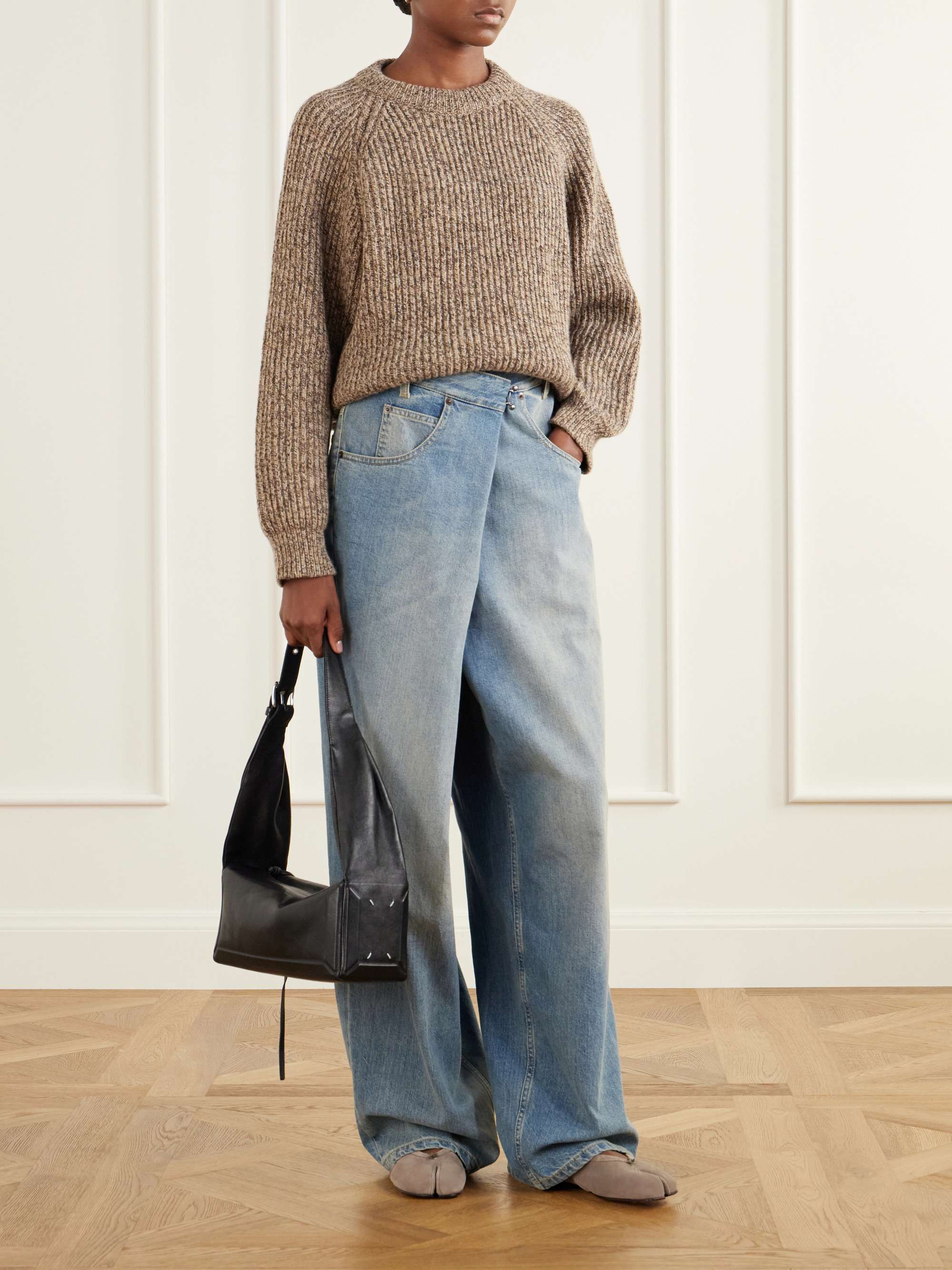 MAISON MARGIELA Maison Margiela High-Rise Wide-Leg Jeans